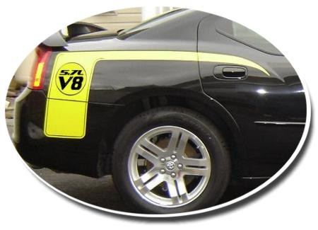 2011 Charger Hockey Stick Decals