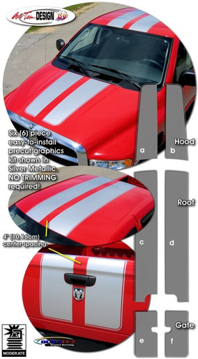 1994-2008 Dodge Ram Racing Stripes