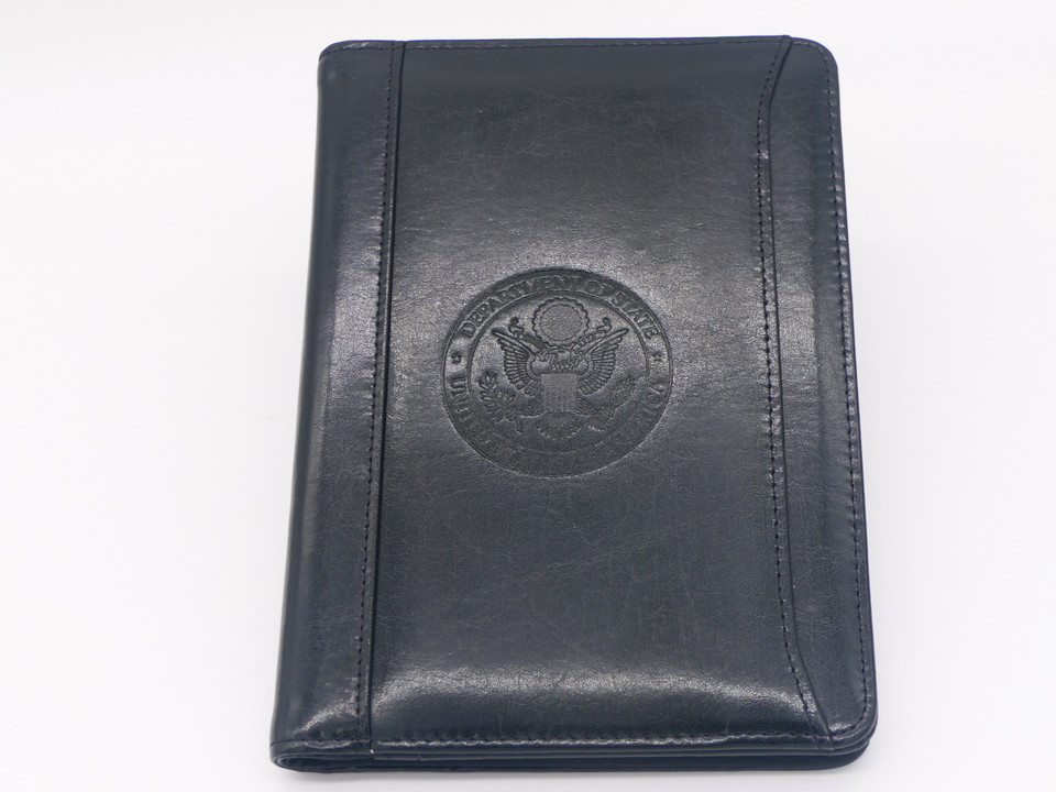 Bonded Leather 5" x 8" Junior Padfolio - DOS Debossed Logo - BKK Inc ...