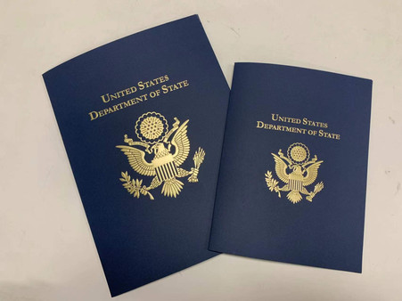 9"x 12" Grant & Award Certificate Holder/ Gold raised Embossed Logo ...