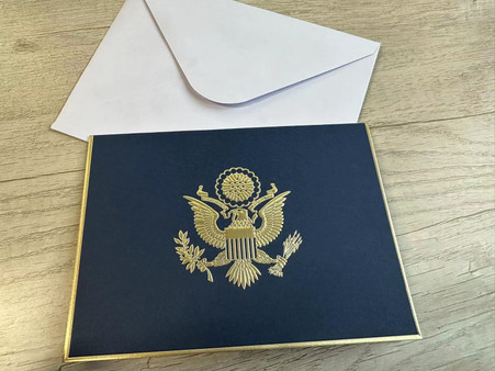 Navy Note Cards