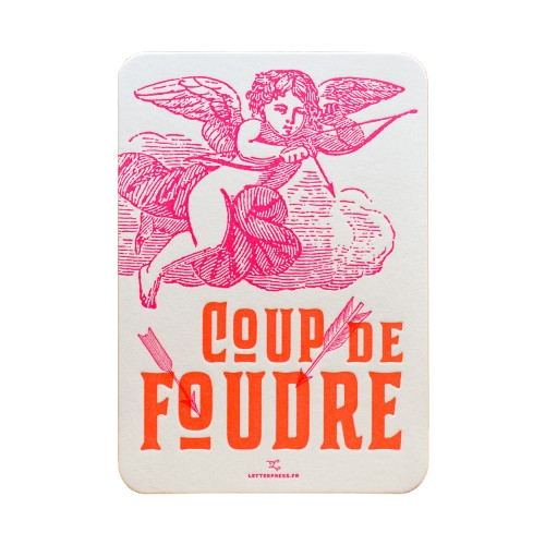 Coup de Foudre Card | Simply Gourmand