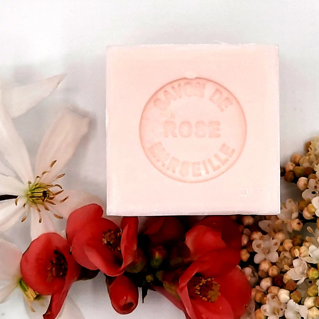 Senteurs de France Rose Marseille Soap 100g | Simply Gourmand