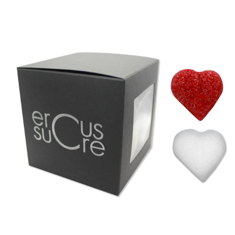 Ercus Heart Sugar Pieces 120g | Simply Gourmand