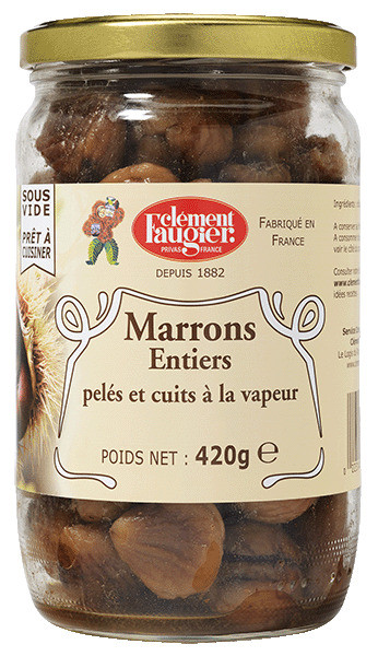 Clément Faugier Whole Steamed Chestnuts 420g | Simply Gourmand