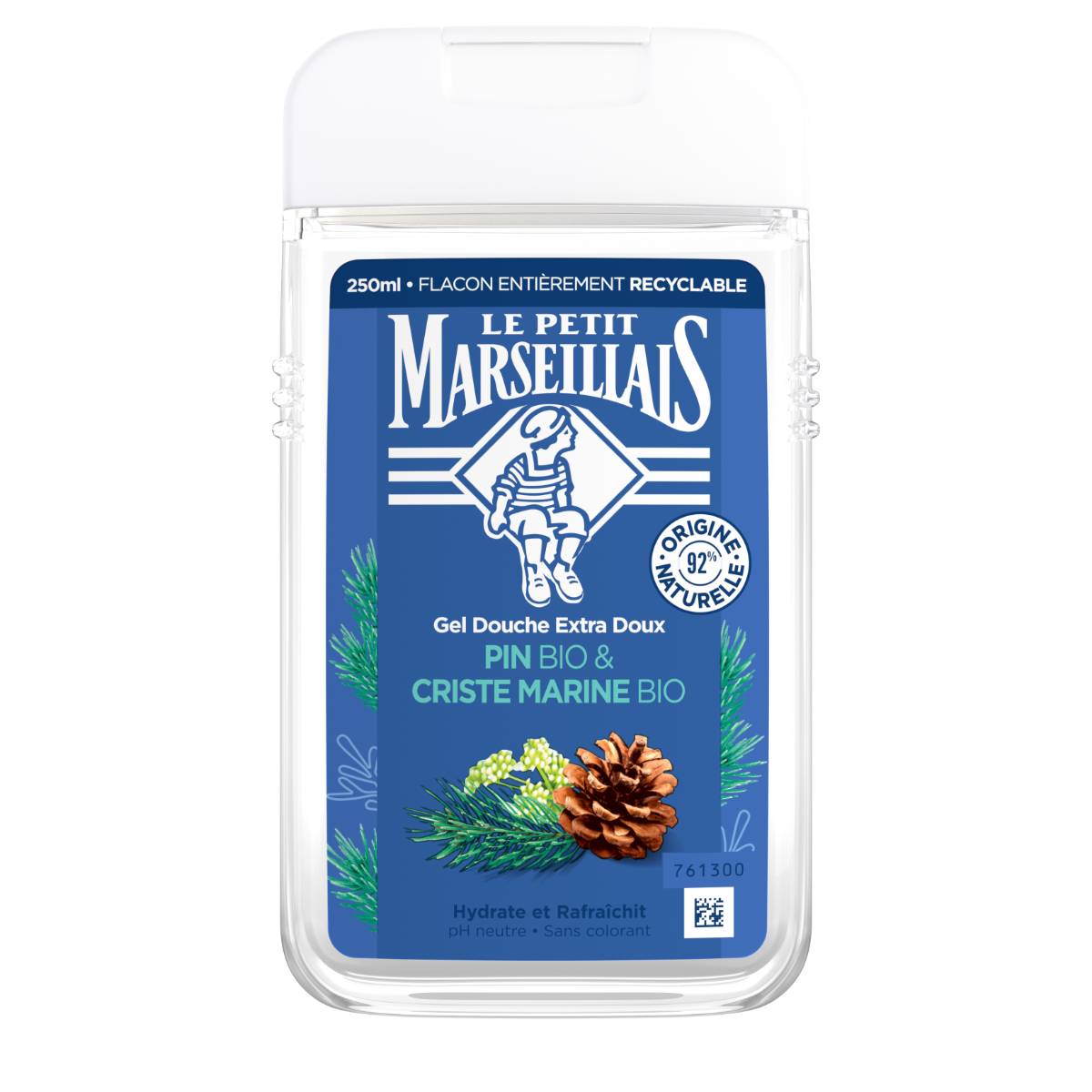 Le Petit Marseillais Pine & Sea Fennel Shower Cream 25cl | Simply Gourmand