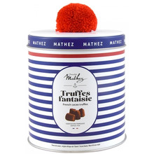 Mathez Cocoa–Powdered Chocolate Truffles in Pom-Pom Tin 250g | Simply ...