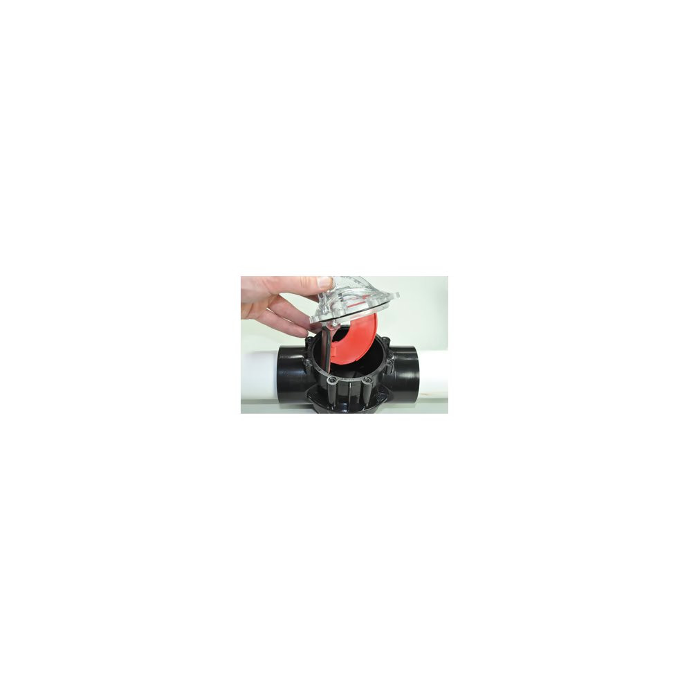 Sch. 40 PVC Flowmeter 20 - 110 gpm Black C For 2 in. and 2.5 in. Pipes ...