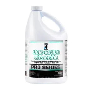 Pro Series Dual-Action Algaecide , 1 Gallon Bottle, 4/Case