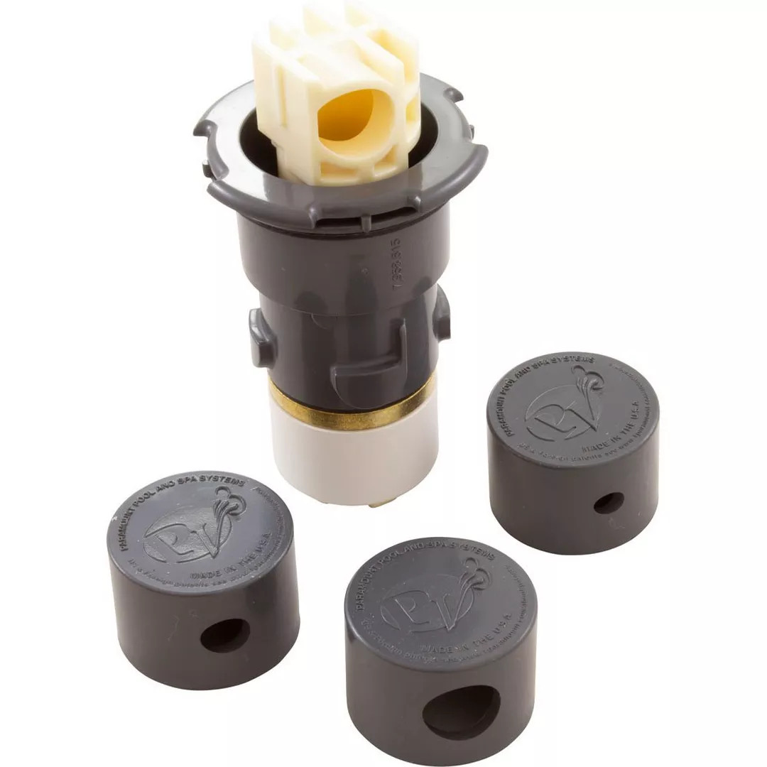 Paramount Pv3 Pop Up Head with Nozzle Caps - Gray - Pool Supply Express