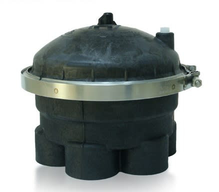 Paramount 6 Port Water Valve 2" - Black - Complete - Pool Supply Express