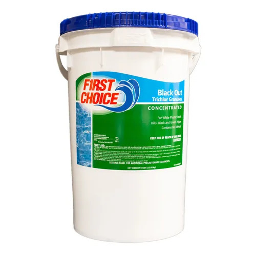 First Choice Black Out Shock, Granular Trichlor, 2 lb Bottle, 12/Case