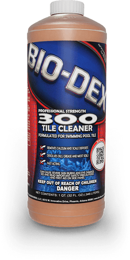 Bio-Dex Tile Cleaner #300 - For Calcium, 1 Quart Bottle, 12/Case