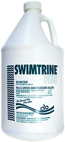 Applied Bio Swimtrine Plus Algaecide, 1 Gallon Bottle, 4/Case