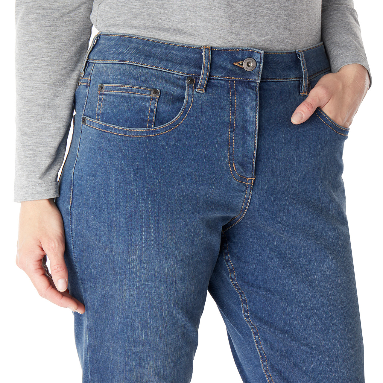 Women's Flex Classic Fit Stretch Jeans | Mid Denim | Rohan
