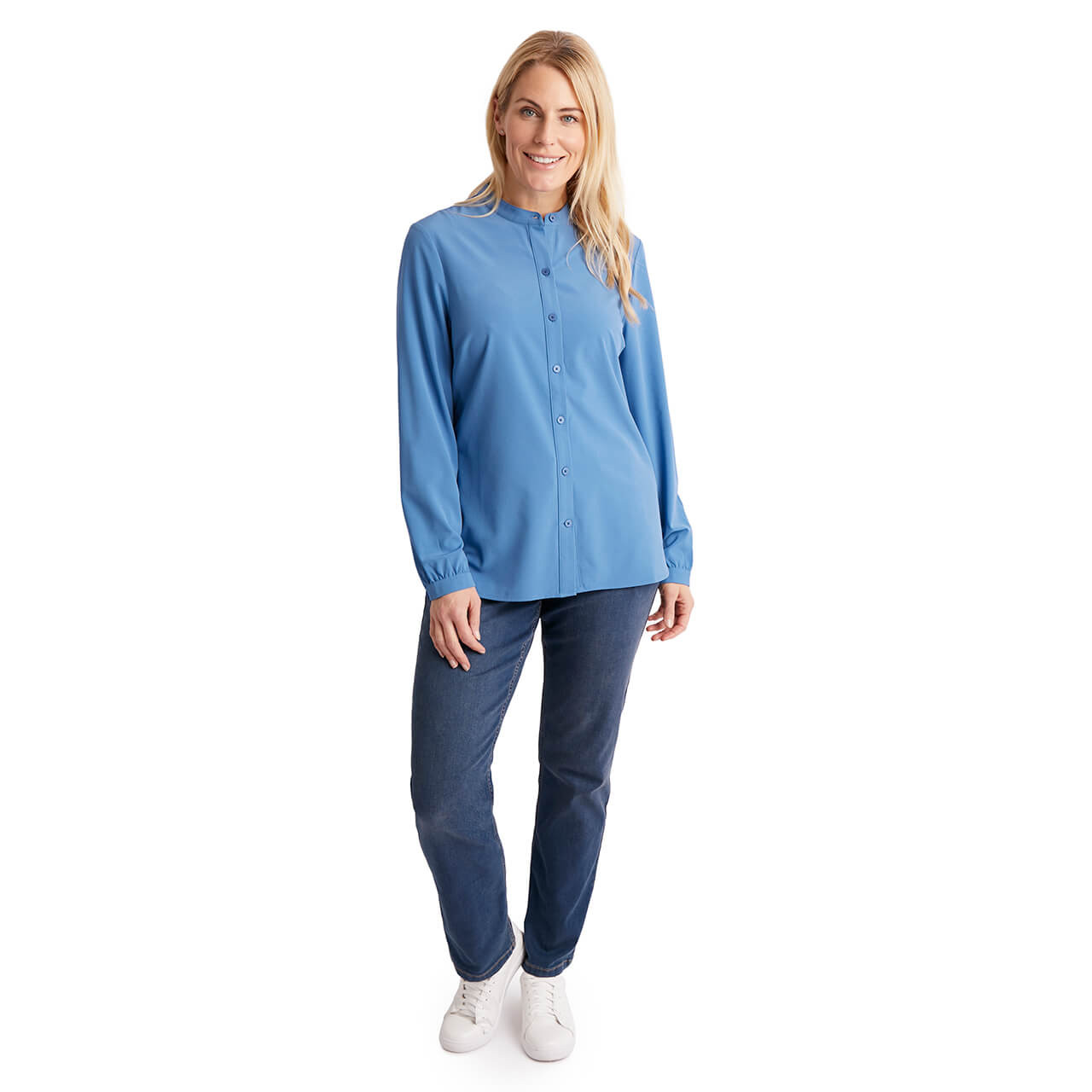 Women's Azul Long Sleeve Shirt | Zephyr Blue | Rohan