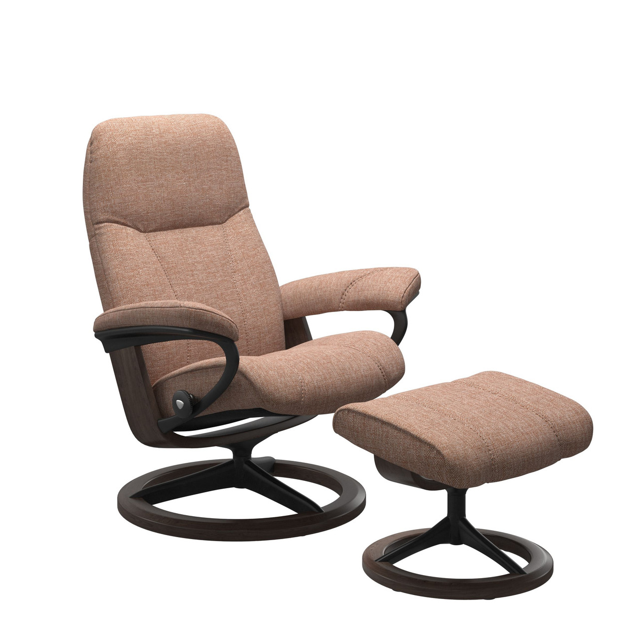 *Stressless Consul Recliner and Ottoman - Scan Design
