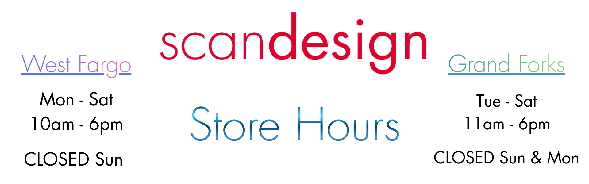 Scandinavian Furniture Store Fargo & Grand Forks, ND | Scan Design