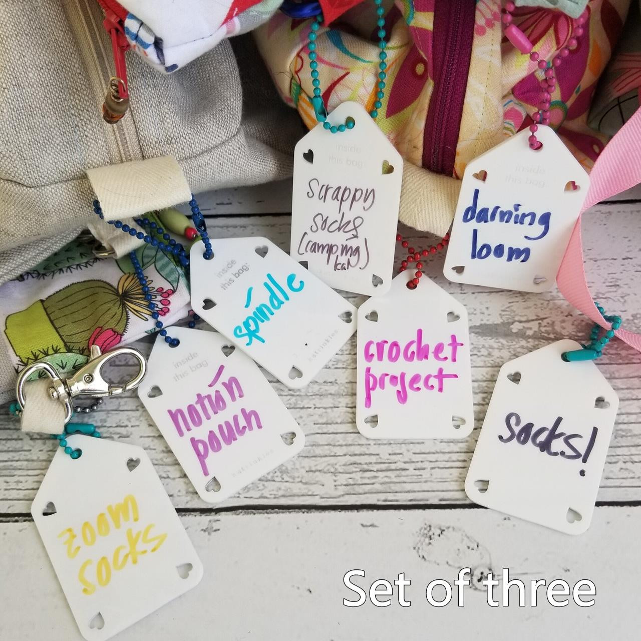 KTL Tags - 3 Wipe Off - Simply Socks Yarn Company