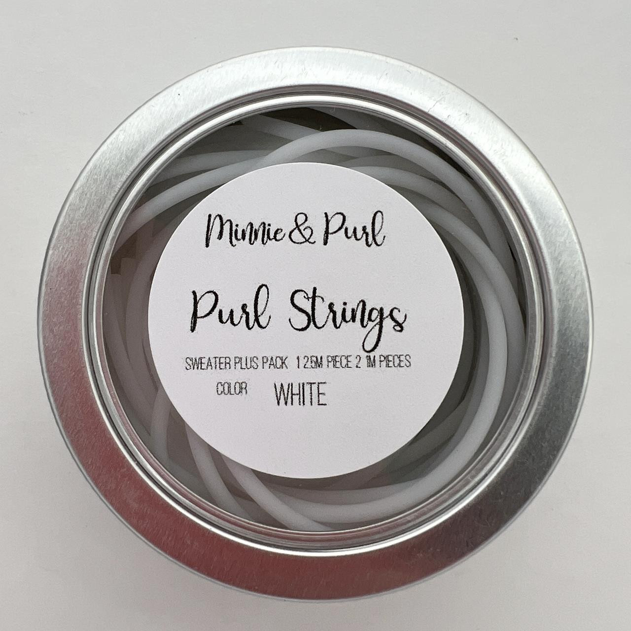 Purl Strings Pack White - Simply Socks Yarn Company