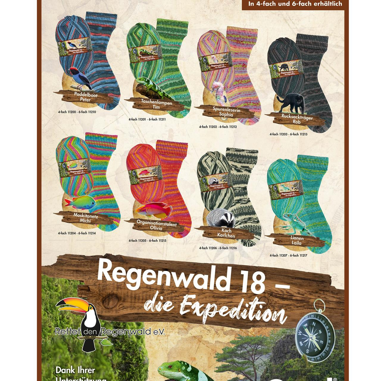 Opal Rainforest 18 11206 - Simply Socks Yarn Company