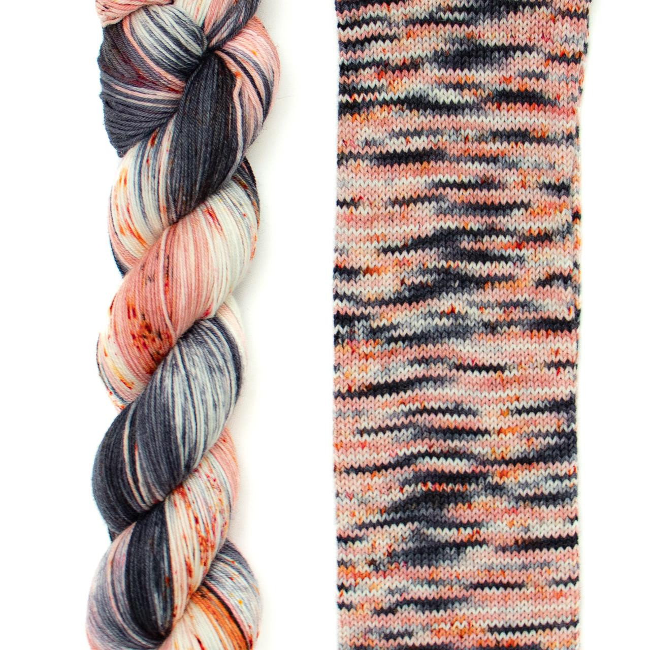 SSYC Tricky Kitties Knit Kit - Simply Socks Yarn Company