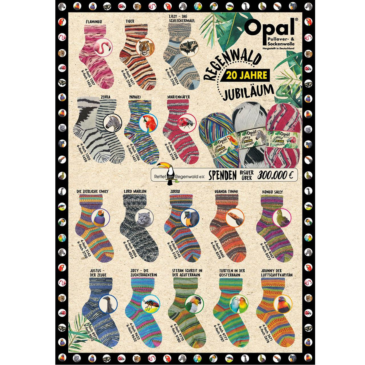 Opal Rainforest 20th 8972 - Simply Socks Yarn Company