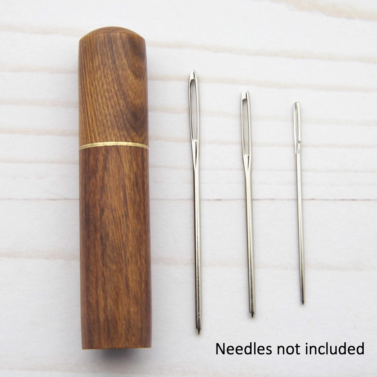 F&P Lt Wood Darning Needle Case - Simply Socks Yarn Company