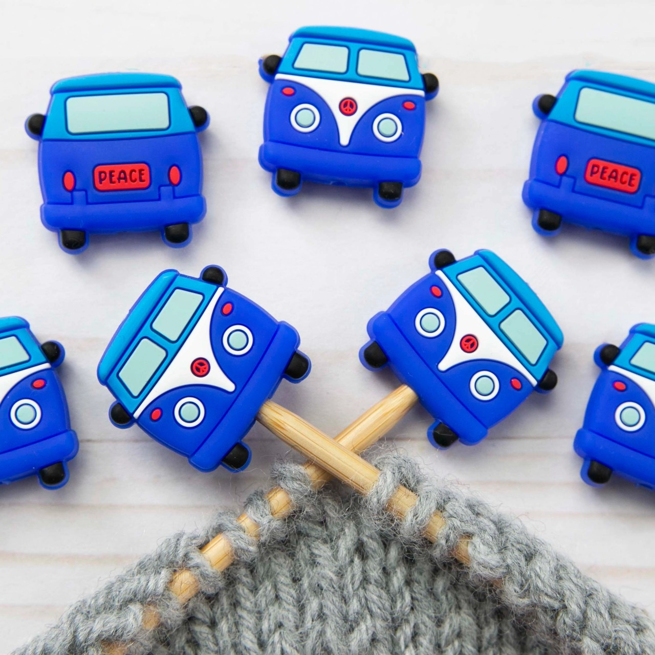 F&P St Stoppers Blue Vans - Simply Socks Yarn Company
