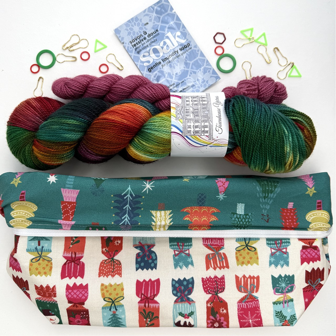 SSYC Christmas Cracker Knit Kit - Simply Socks Yarn Company