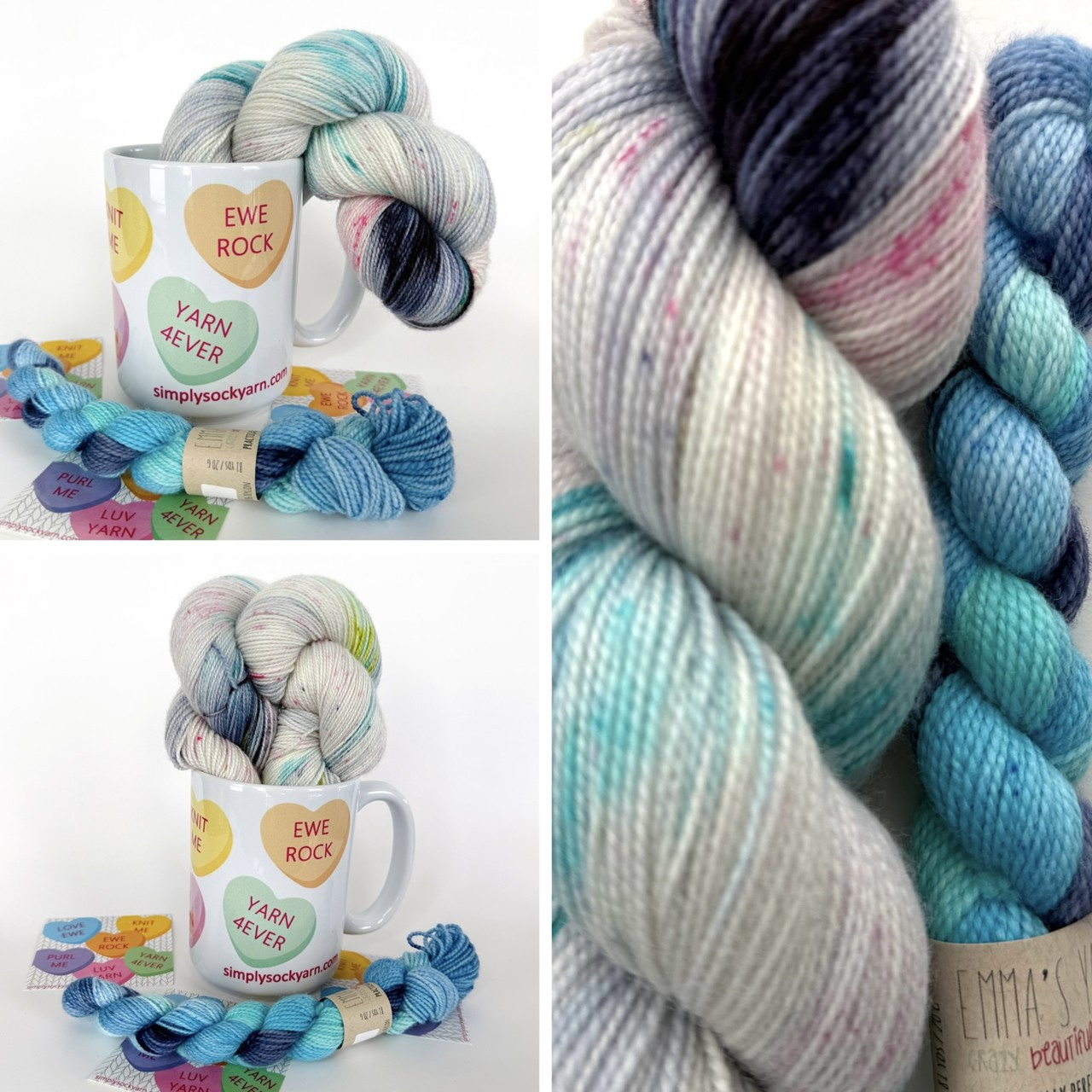 SSYC Convo Heart Kit 80s Rewind - Simply Socks Yarn Company