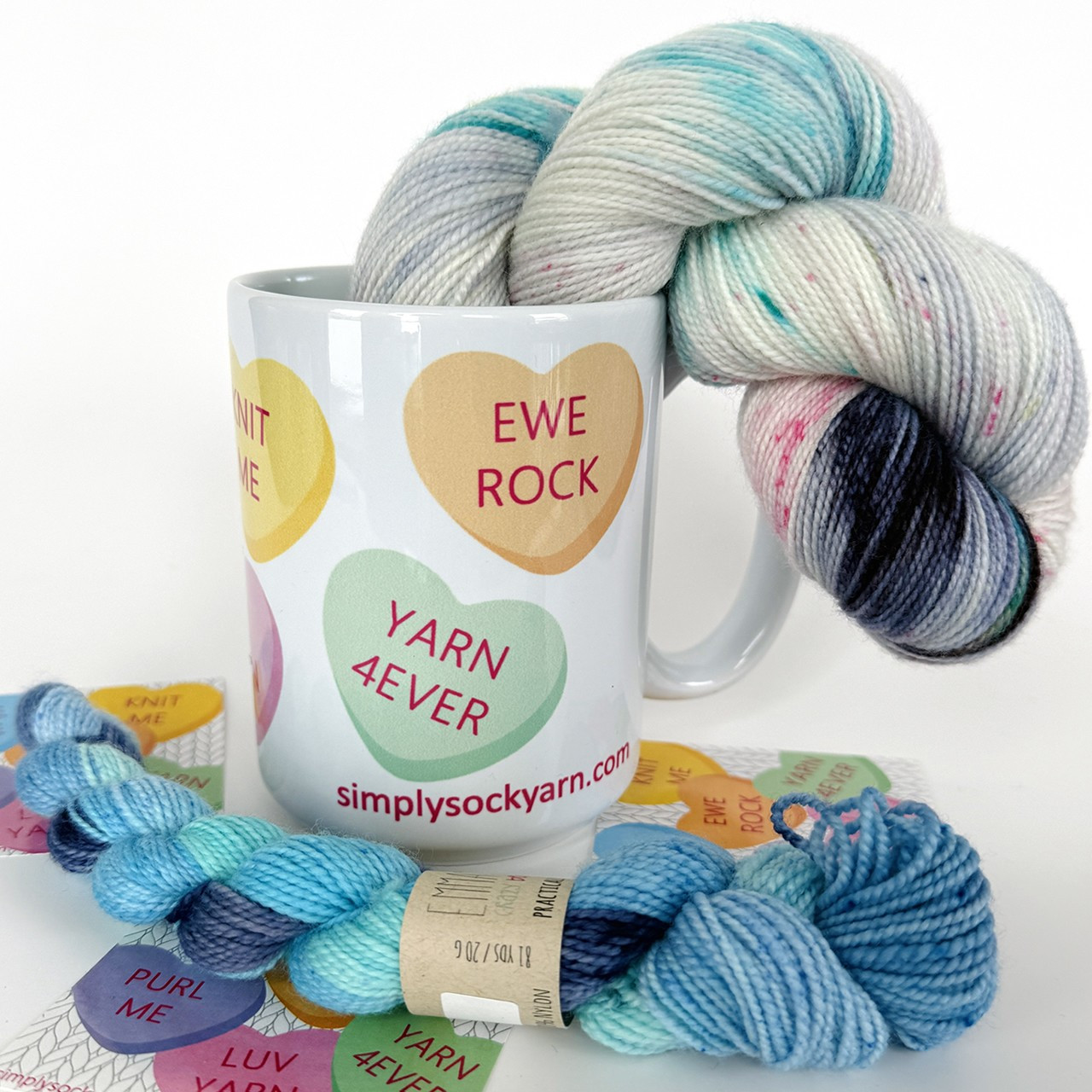 SSYC Convo Heart Kit 80s Rewind - Simply Socks Yarn Company