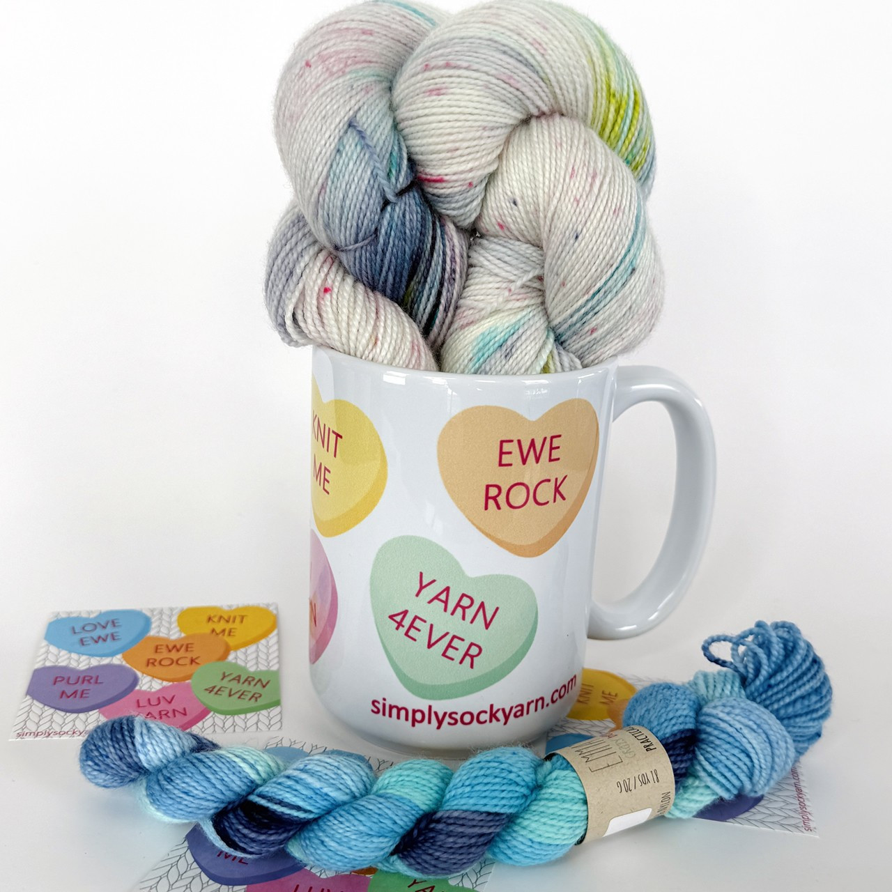SSYC Convo Heart Kit 80s Rewind - Simply Socks Yarn Company