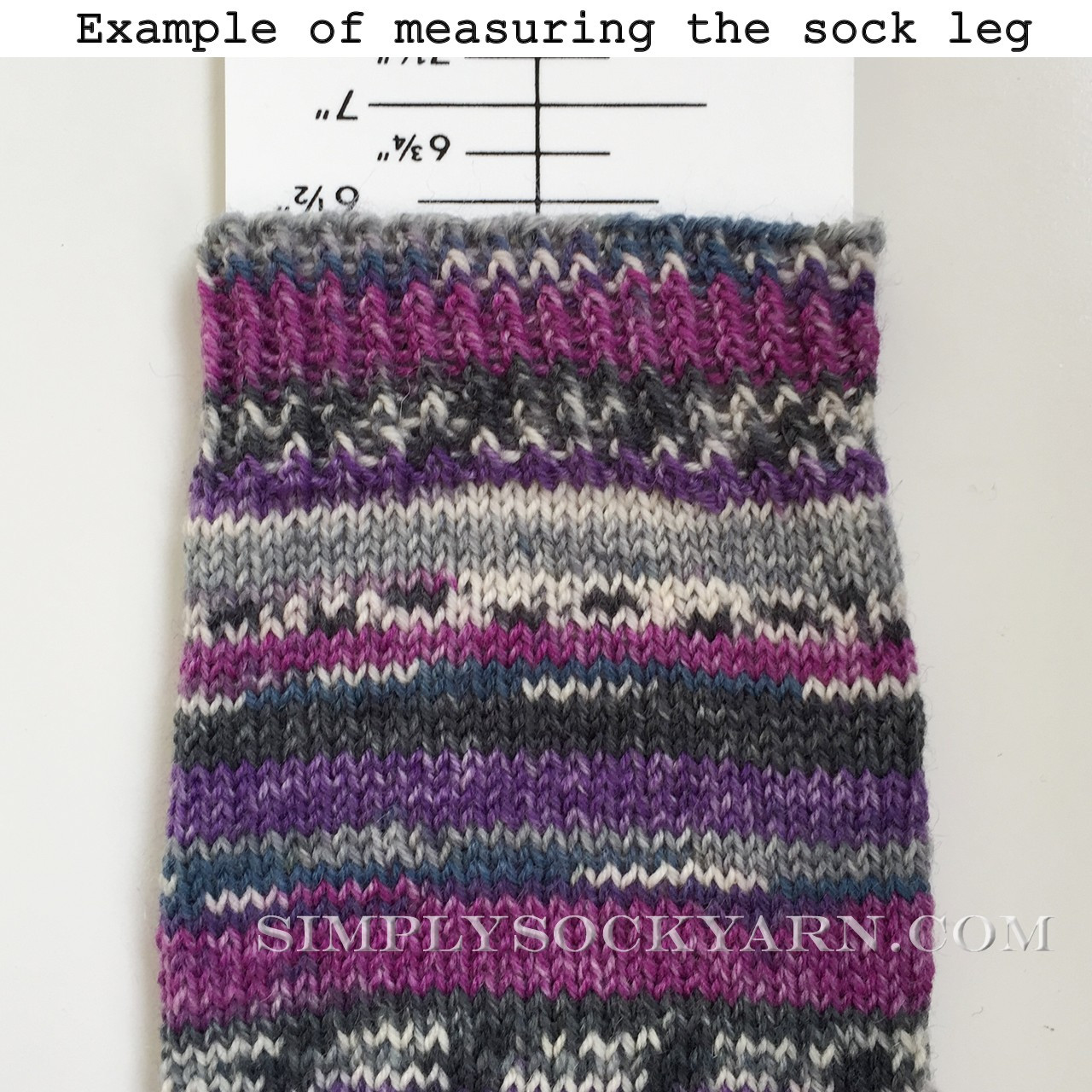 Sock Ruler - Simply Socks Yarn Company