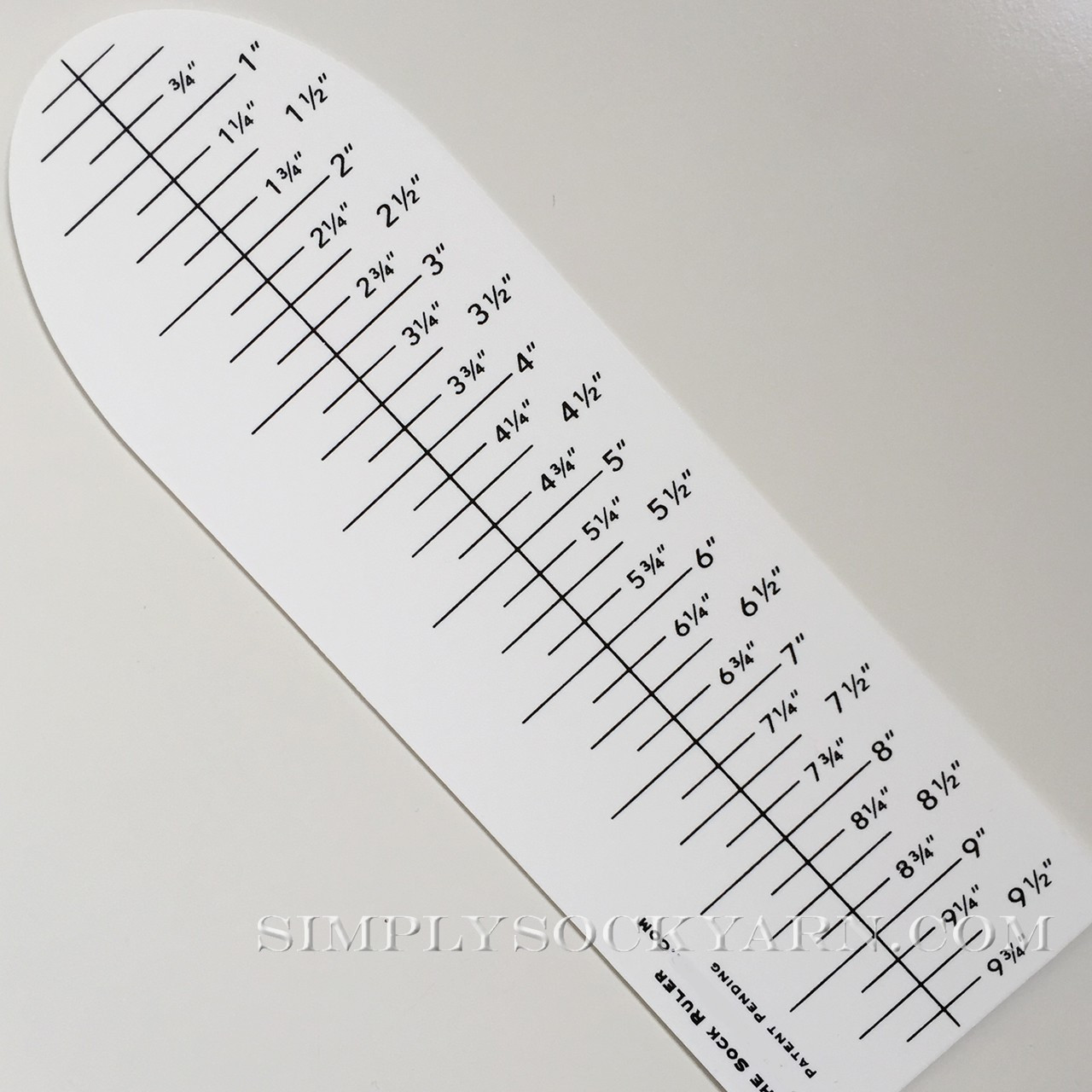 Sock Ruler - Simply Socks Yarn Company