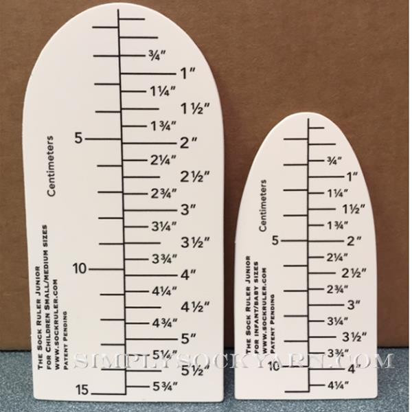 Sock Ruler Junior - Simply Socks Yarn Company