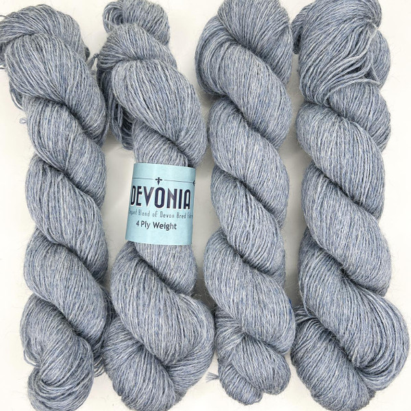 JA Devonia 4ply Snow Ash - Simply Socks Yarn Company