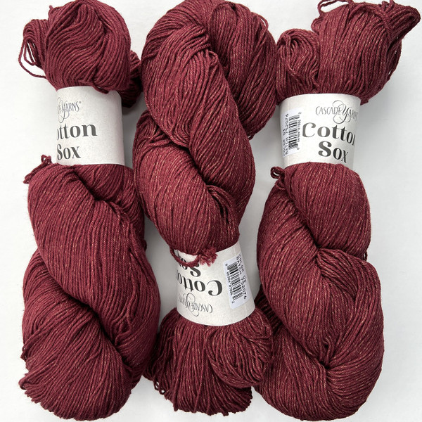 CY Cotton Sox 03 Cabernet - Simply Socks Yarn Company