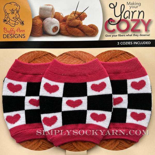 Yarn Cozy Magenta w Checkers - Simply Socks Yarn Company