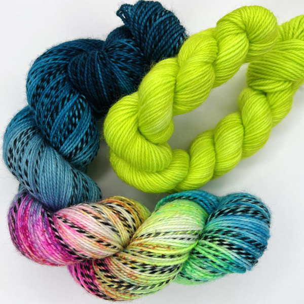 YL Twisty Sock Set Creepy Crawl - Simply Socks Yarn Company
