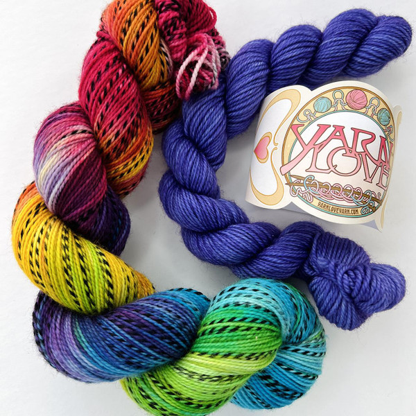 YL Twisty Sock Set Gala - Simply Socks Yarn Company