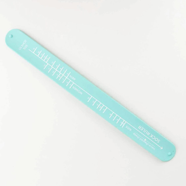 TSS Sock Sizing Ruler Sea Glass - Simply Socks Yarn Company