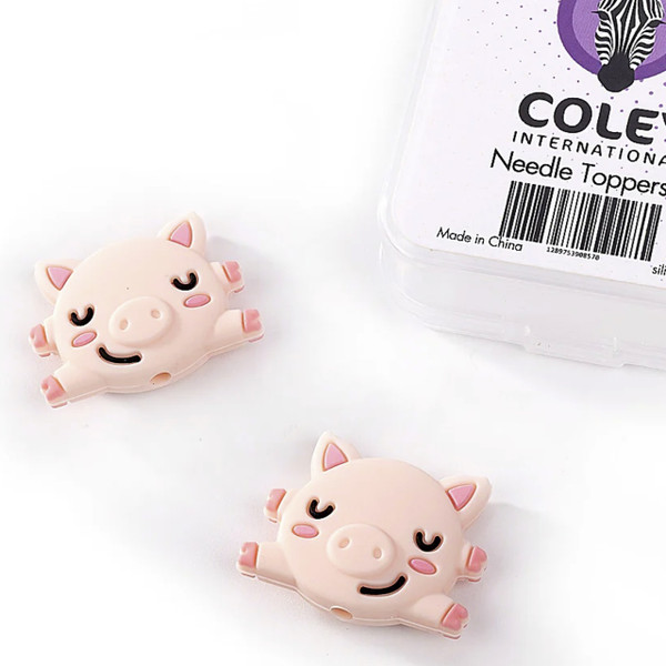 CC Needle Toppers Piggie - Simply Socks Yarn Company