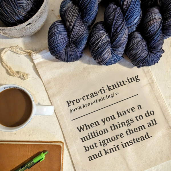 P&P Bag Procrastiknitting - Simply Socks Yarn Company