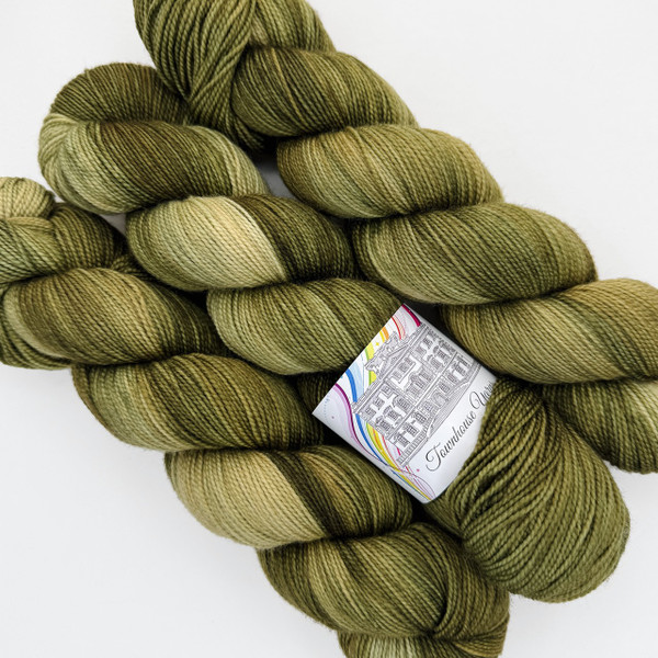 THY Clarendon Sock Doodle Green - Simply Socks Yarn Company