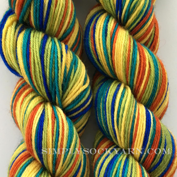 TPY Stripe Polly Wanna Cracker - Simply Socks Yarn Company