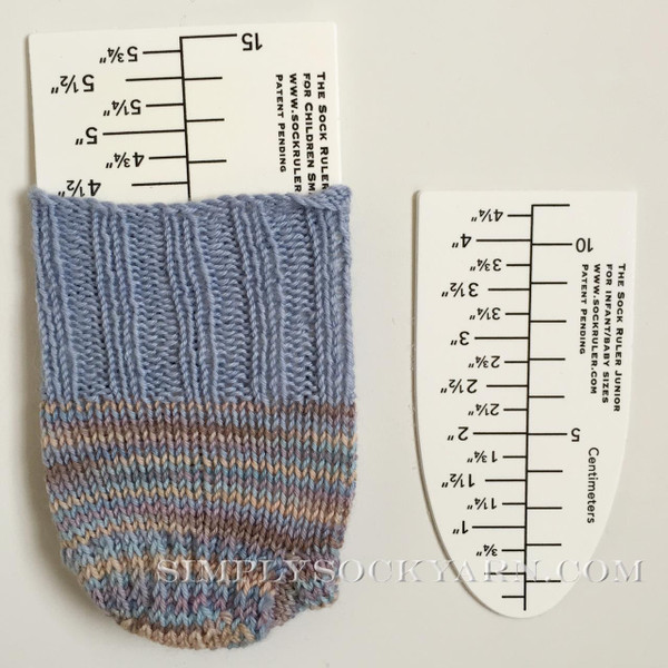 Sock Ruler Junior - Simply Socks Yarn Company