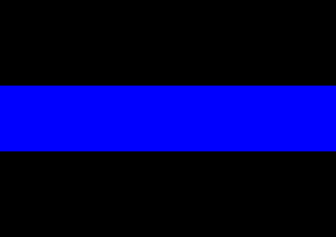 THIN BLUE LINE DECAL - Howard Uniform Company