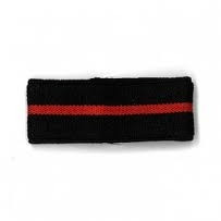 Red Line Mourning Band