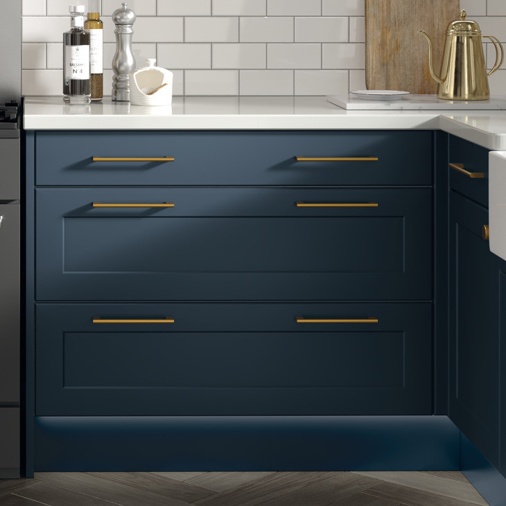Kitchen Unit Cabinet Cupboard Shaker Door & Drawer Fronts Matt Midnight ...